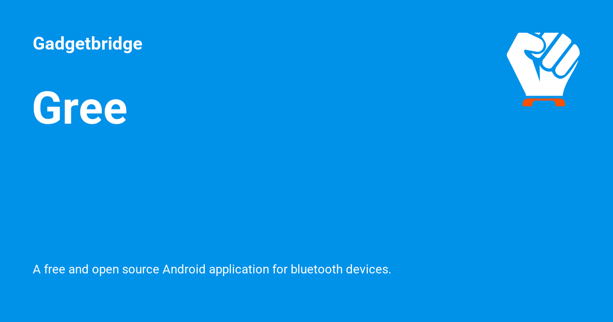 Gree - Gadgetbridge